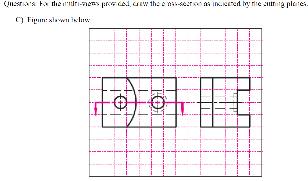 Solved Questions: For the multi-views provided, draw the | Chegg.com