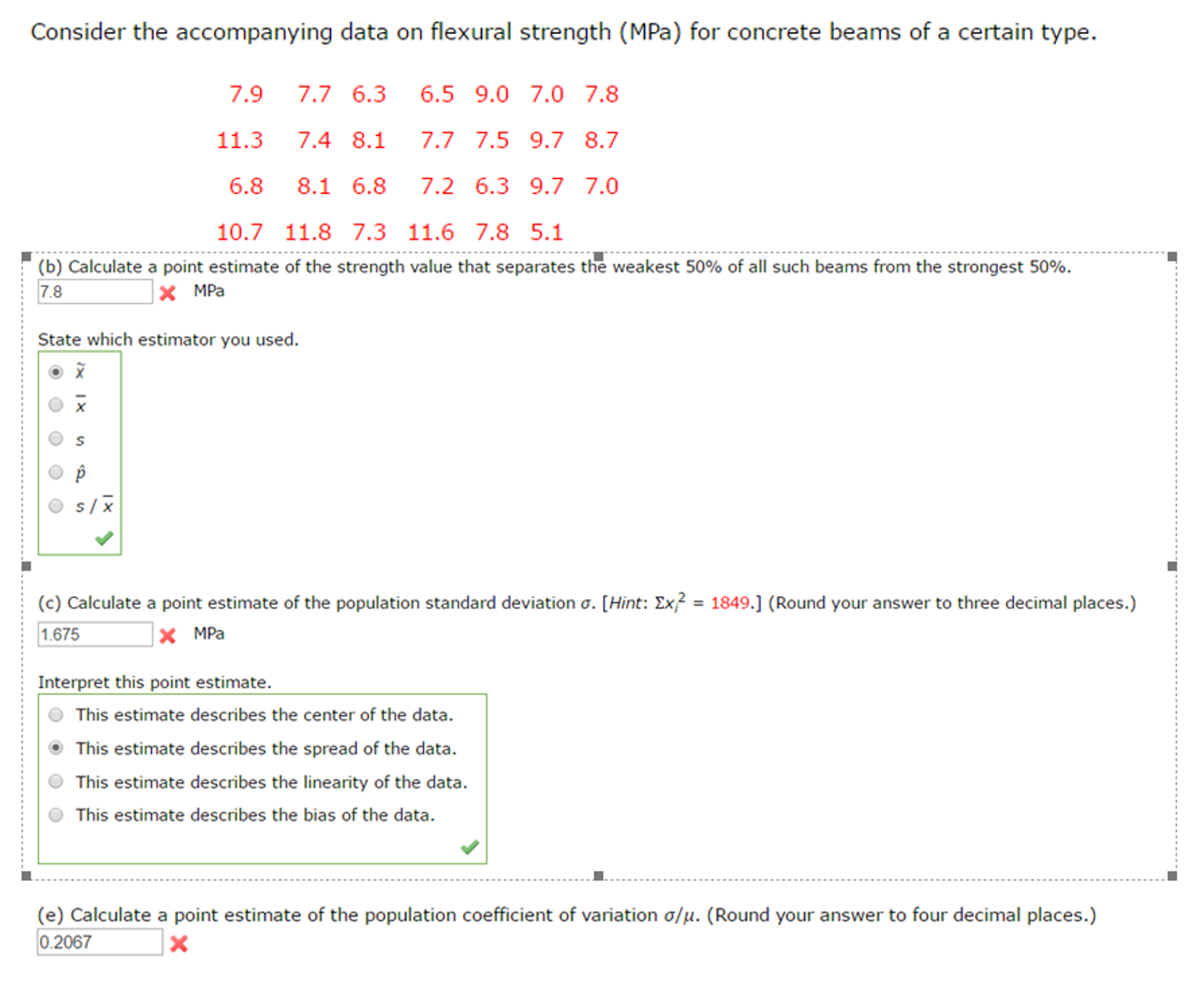 Solved Consider The Accompanying Data On Flexural Strength Chegg Solved Consider The Accompanying Data On Flexural Strength Chegg