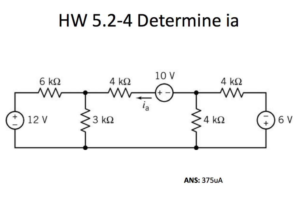 Solved Determine ia | Chegg.com