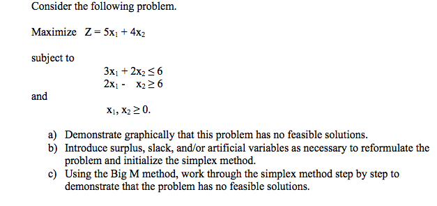 Solved Consider the following problem. Maximize Z = 5x1 + | Chegg.com
