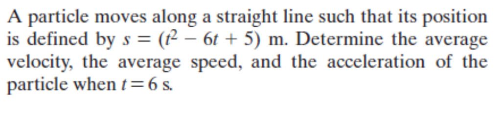Solved A particle moves along a straight line such that its | Chegg.com
