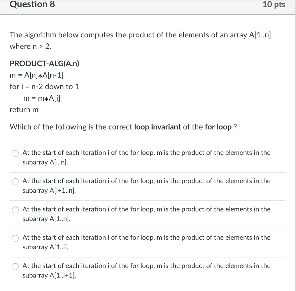 Solved Question 7 10 pts Arrange the following functions in | Chegg.com