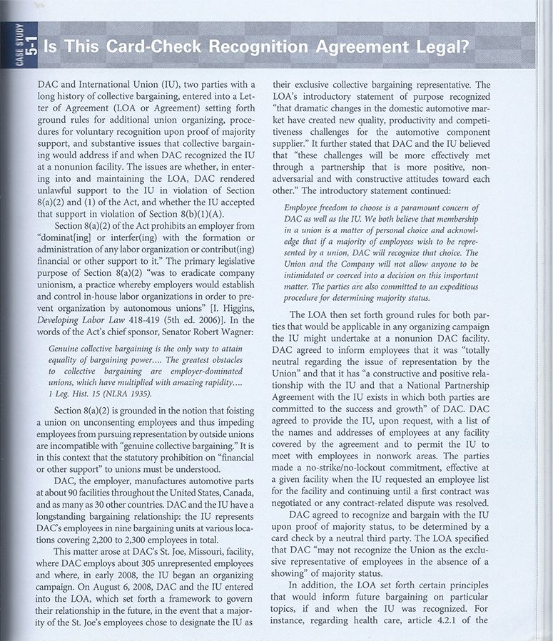 Solved Is the LOA a legal document? Did the employer provide | Chegg.com