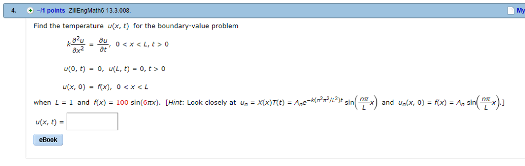 Solved 4, -/1 points ZillEngMath6 13.3.008 My Find the | Chegg.com