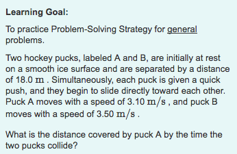 Solved Learning Goal: To practice Problem-Solving Strategy | Chegg.com