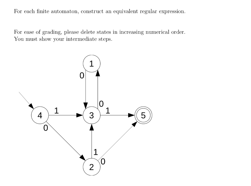 Solved For Each Finite Automaton Construct An Equivalent 