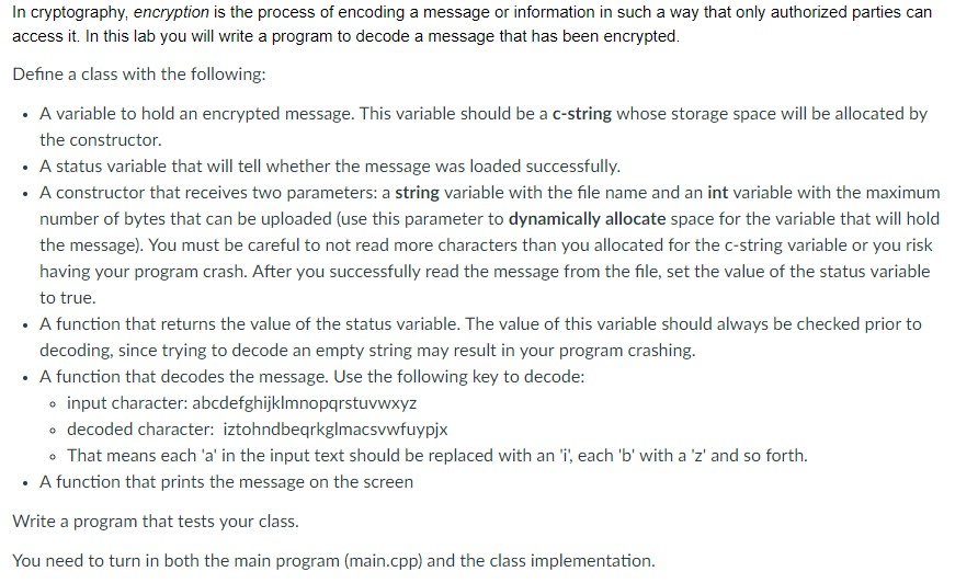 Solved In cryptography, encryption is the process of | Chegg.com