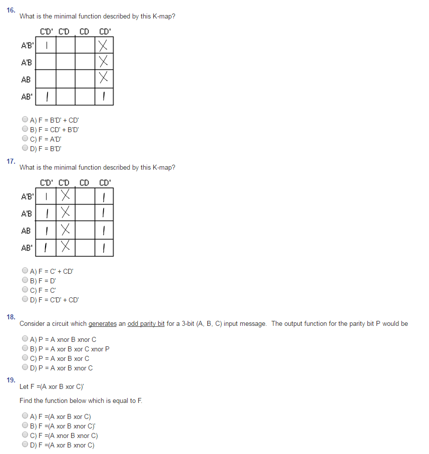 Solved 12 What Boolean Function Is Represented By The