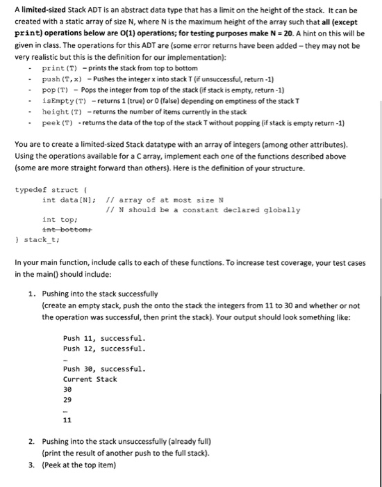Solved #ADT This is a C programming question. Please help | Chegg.com