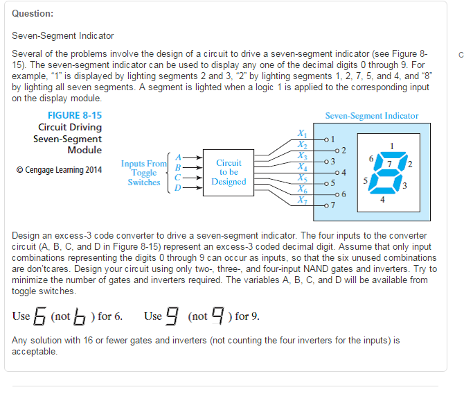 Solved Several of the problems involve the design of a | Chegg.com