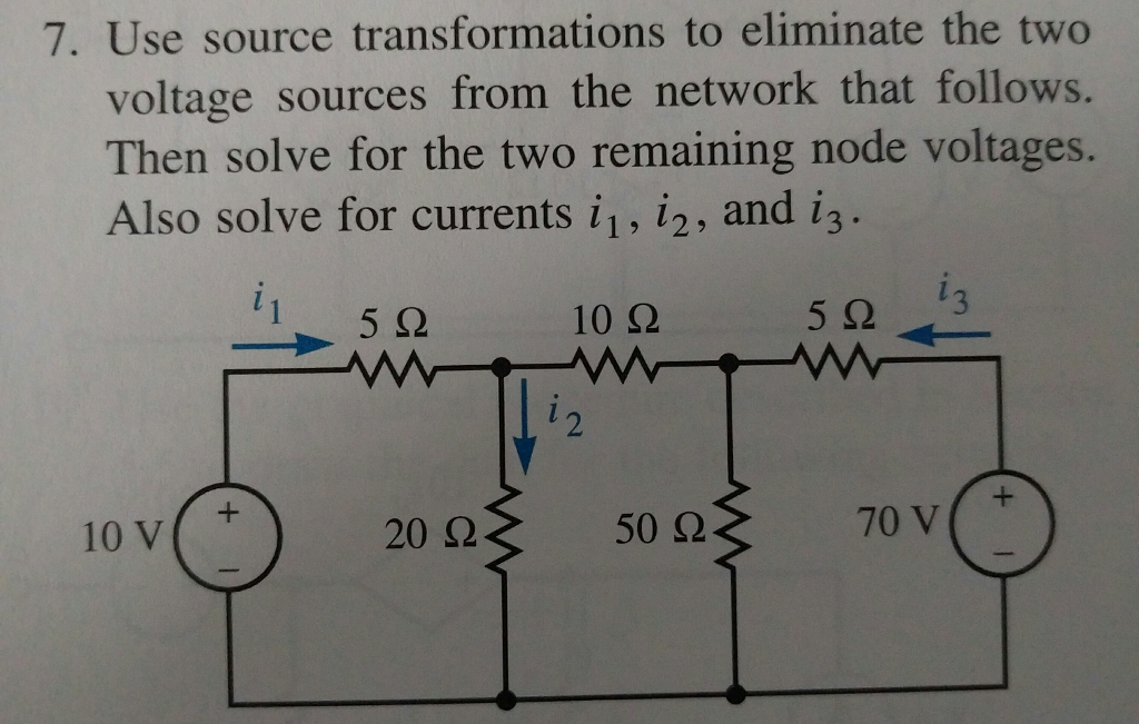 Solved Use Source Transformations To Eliminate The Two