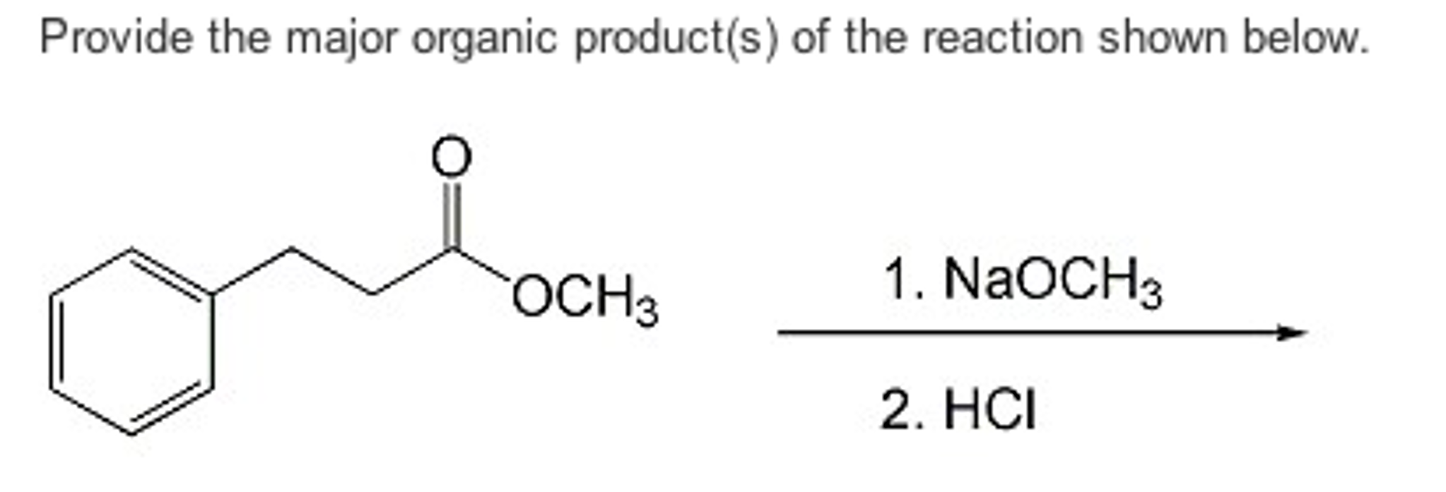 Solved Provide the major organic product(s) of the reaction | Chegg.com
