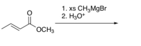 Solved 1.xs CH3 MgBr 2. H30+ OCH3 | Chegg.com