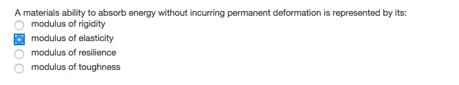 Solved modulus of rigidity modulus of elasticity modulus of | Chegg.com