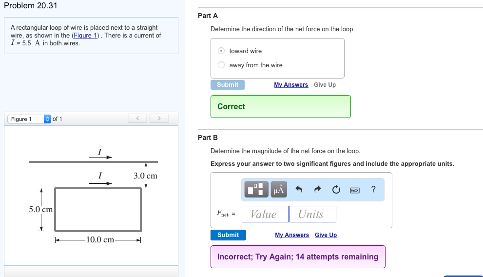 Solved A rectangular loop of wire is placed next to a | Chegg.com