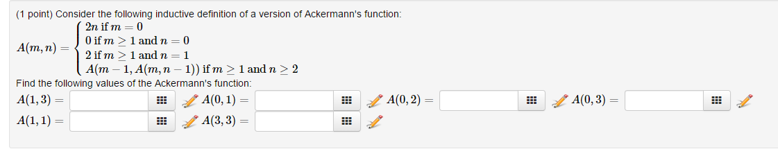 Solved Consider the following inductive definition of a | Chegg.com