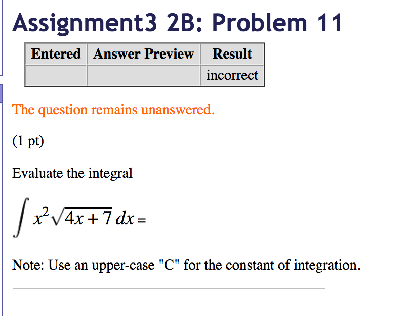 Solved Evaluate the integral integral x^2 squareroot 4x + 7 | Chegg.com