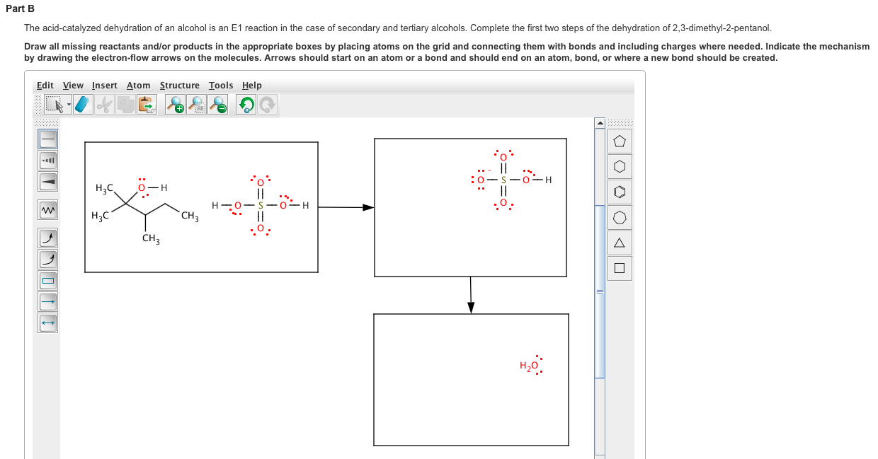 Solved Part C Draw the final step of the mechanism and | Chegg.com
