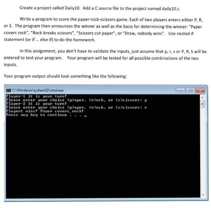 Solved Create A Project Called Daily10 Add A C Source File 3845