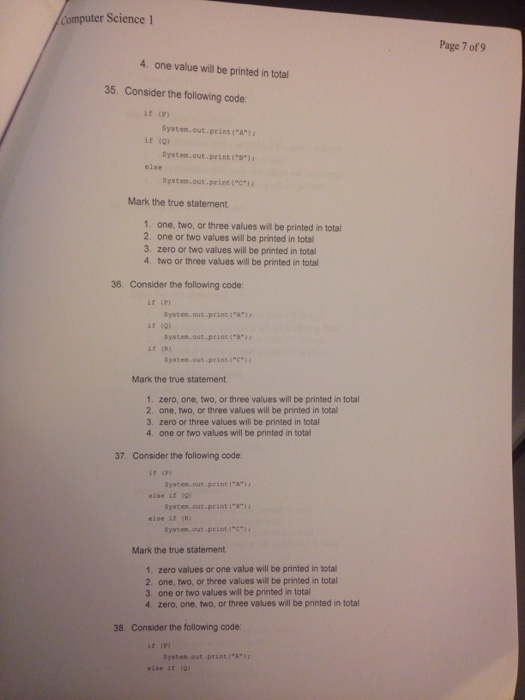 Solved Which Of The Following Is Not A Valid Boolean 8017