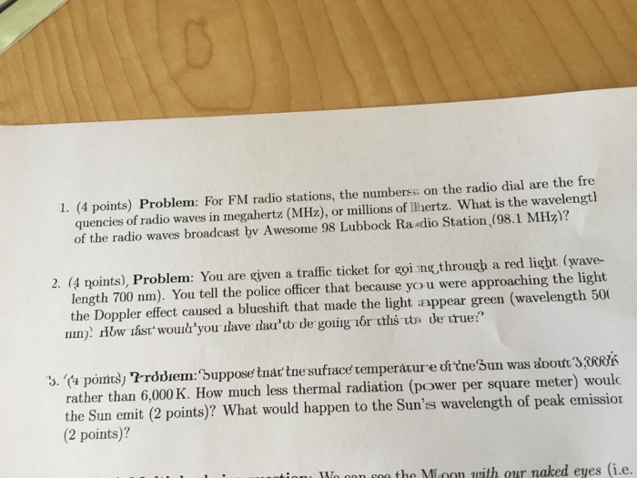 Solved For FM radio stations, the numbers; on the radio dial | Chegg.com