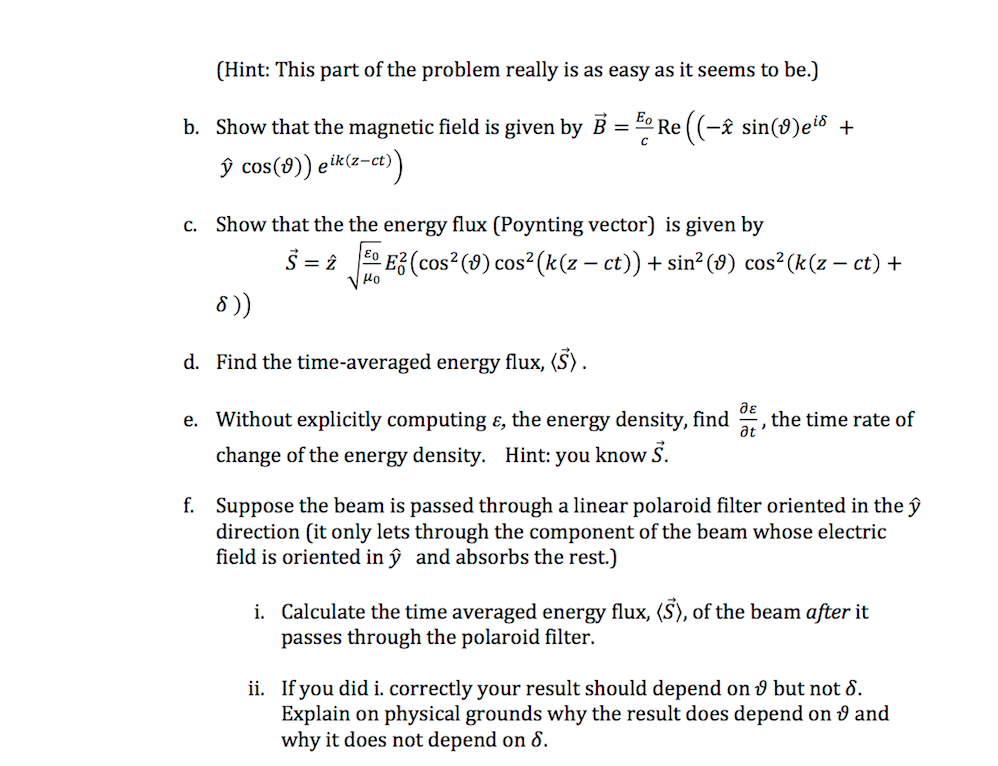 Solved 64)Consider an elliptically polarized electromagnetic | Chegg.com
