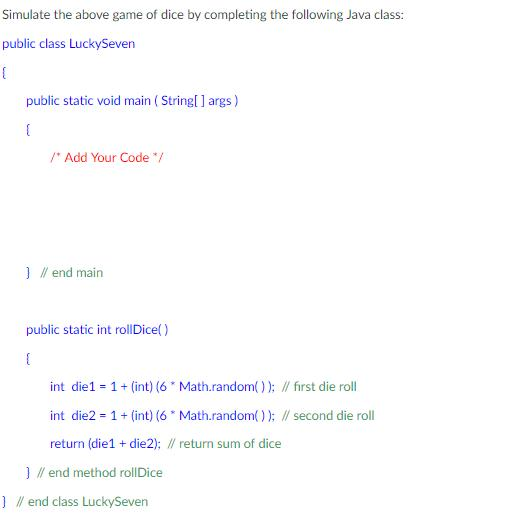 Solved Consider the following simple game of rolling a pair | Chegg.com