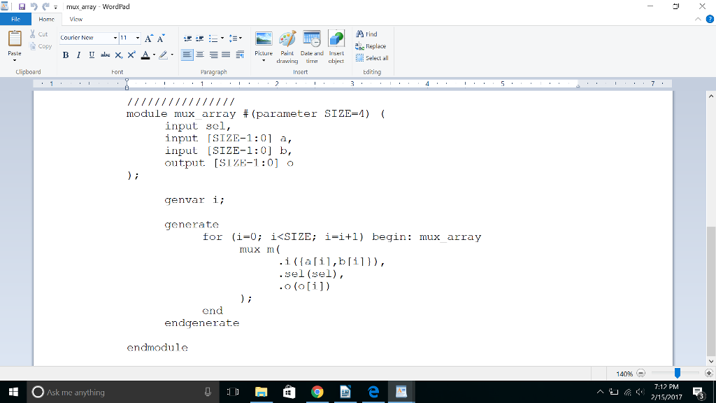Create a verilog top module called | Chegg.com
