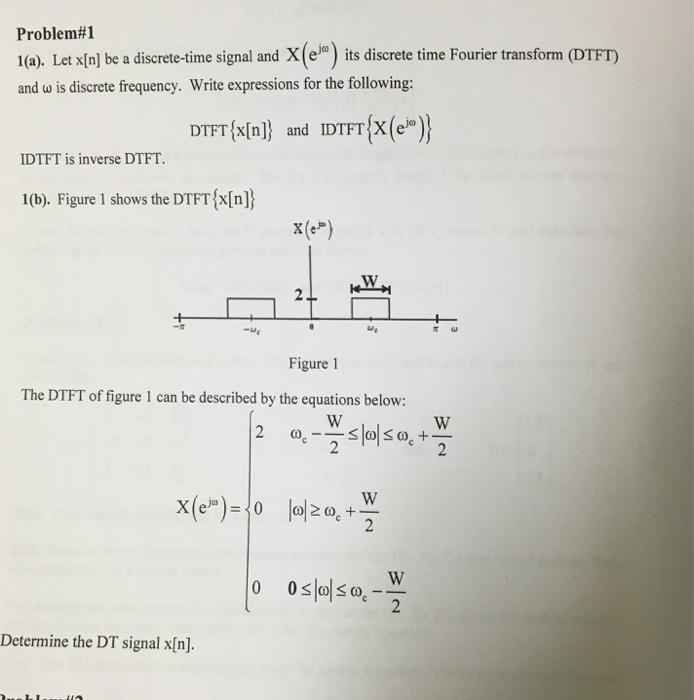 Solved Let x[n] be a discrete-time signal and X(e^j omega) | Chegg.com
