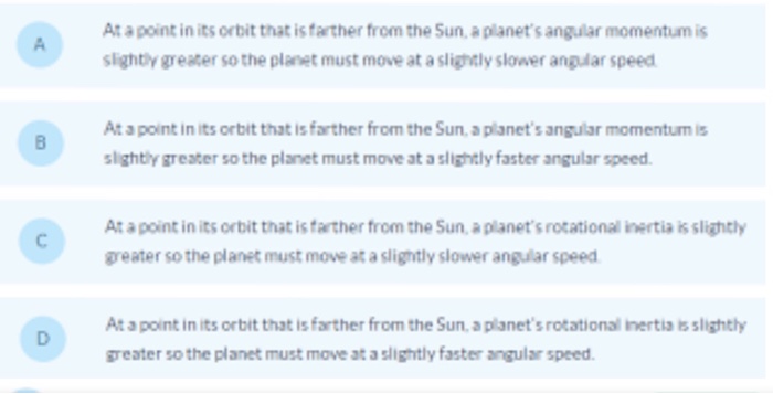 Solved Easy 3 Angular Momentum of Planet When a planet | Chegg.com