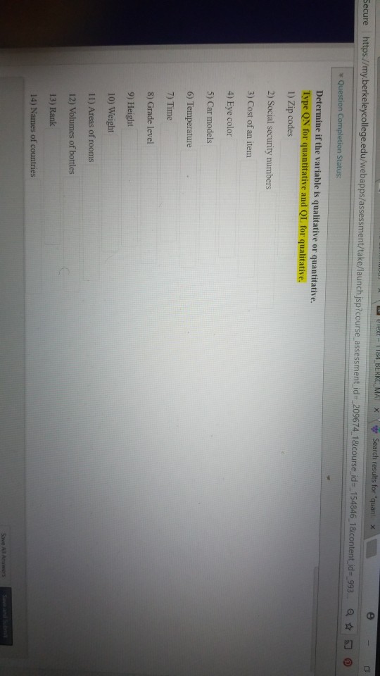 Solved s Question Completion Status: For the following data | Chegg.com