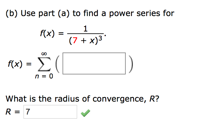 Solved (a) Use differentiation to find a power series | Chegg.com
