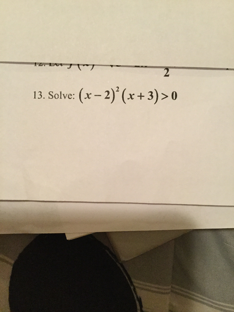 Solved Solve x 2 2 x 3 0 Chegg