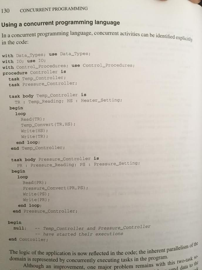 Consider the simple embedded system and its Ada-based | Chegg.com