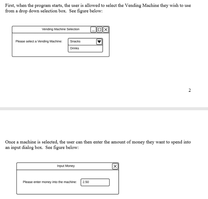 Solved First, when the program starts, the user is allowed | Chegg.com