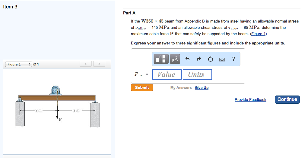 Solved If the W360Ý45 beam from Appendix B is made from | Chegg.com