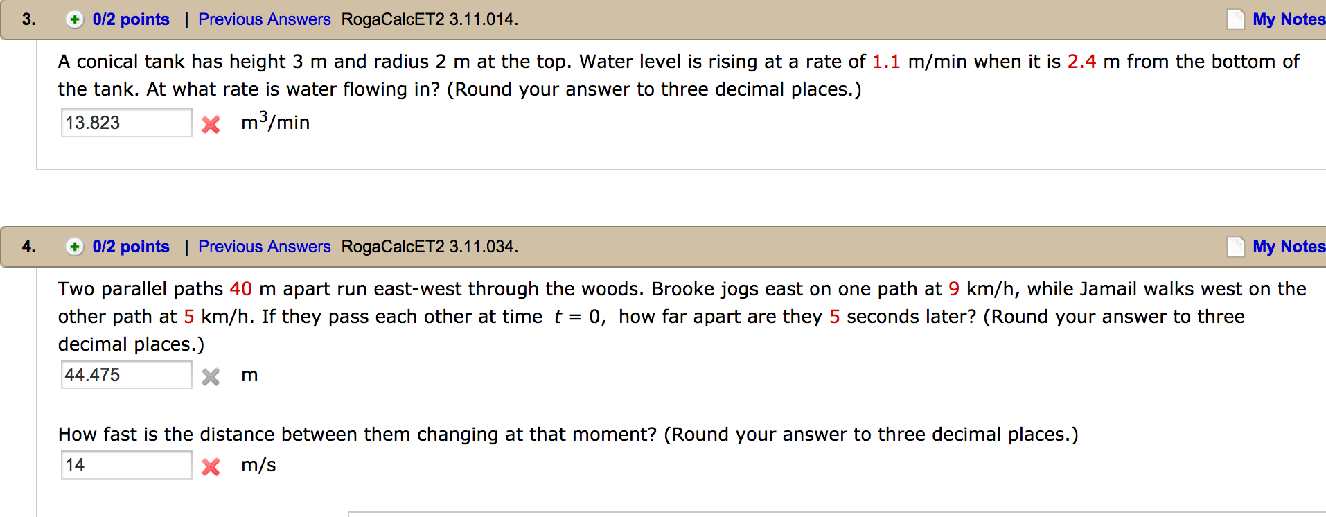 Solved: A Conical Tank Has Height 3 M And Radius 2 M At Th... | Chegg.com