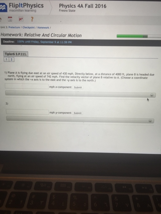 Solved Plane A ta flying due east at an air speed of 430 | Chegg.com