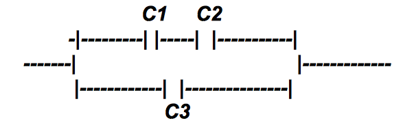 Solved Three capacitors C1 = 2?F, C2 = 3?F, and C3 = 5?F are | Chegg.com
