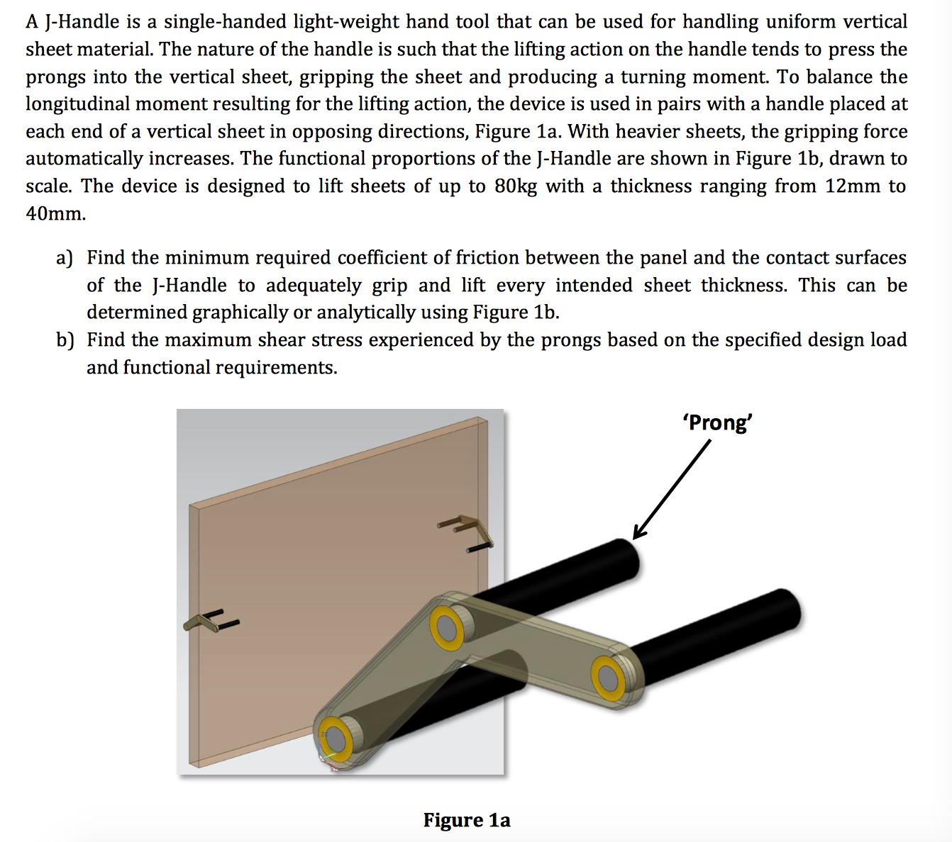Solved A J-Handle is a single-handed light-weight hand tool | Chegg.com