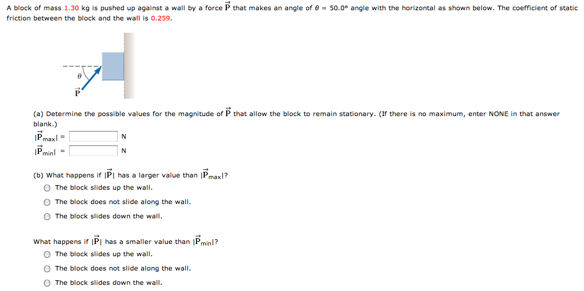 Solved Repeat parts (a) and (b) assuming the force makes an | Chegg.com Solved Repeat parts (a) and (b) assuming the force makes an | Chegg.com