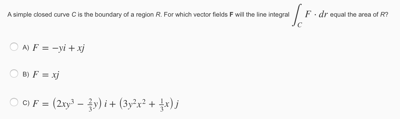Solved A simple closed curve C is the boundary of a region | Chegg.com