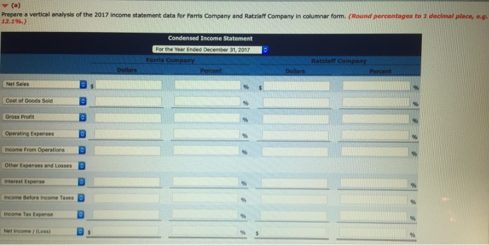 Solved Problem 14-1A (Part Level submission) Comparative | Chegg.com