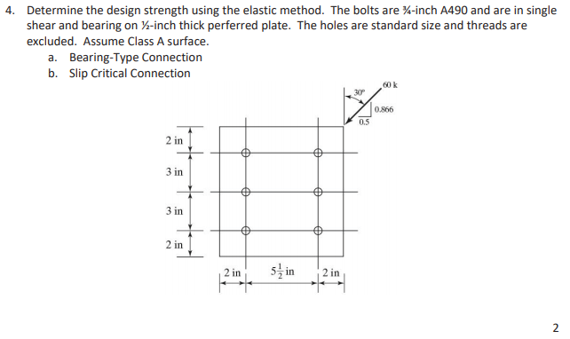 Solved Determine the design strength using the elastic | Chegg.com