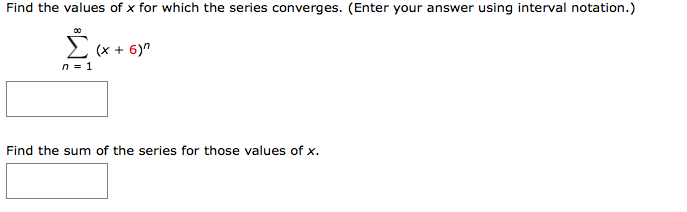 Solved Find the values of x for which the series converges. | Chegg.com