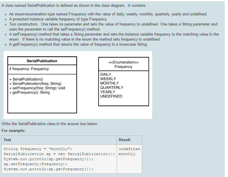 Enumeration Test Definition