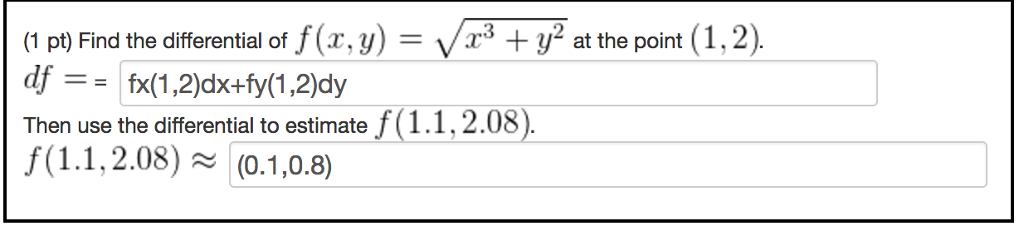 Solved Find the differential of f(x, y) = squareroot x^3 + | Chegg.com