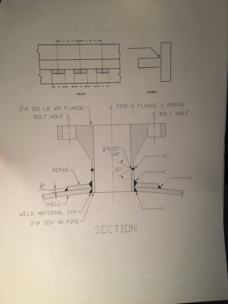 Solved 1. Use the weld cross sections and plan view to | Chegg.com