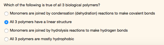 Solved Which of the following is true of all 3 biological | Chegg.com