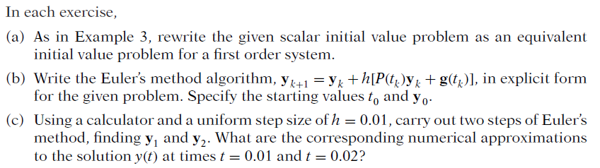 Solved In each exercise (a) As in Example 3, rewrite the | Chegg.com